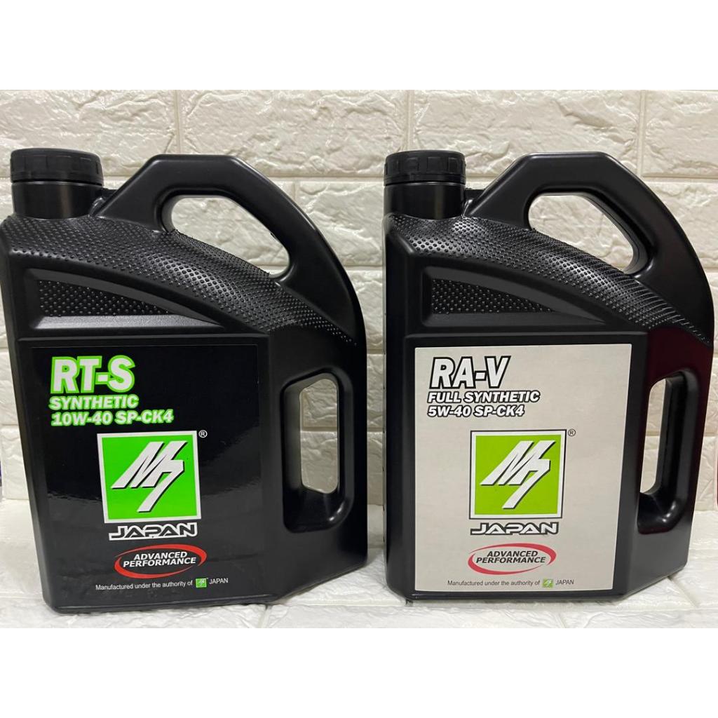 ORIGINAL M7 JAPAN ENGINE OIL RT-S SYNTHETIC 10W-40 SP-CK4/ RA-V 5W-40 ...