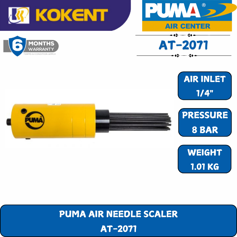 PUMA Air Needle Scaler (attachment for Air Hammer) AT-2071 | Shopee ...