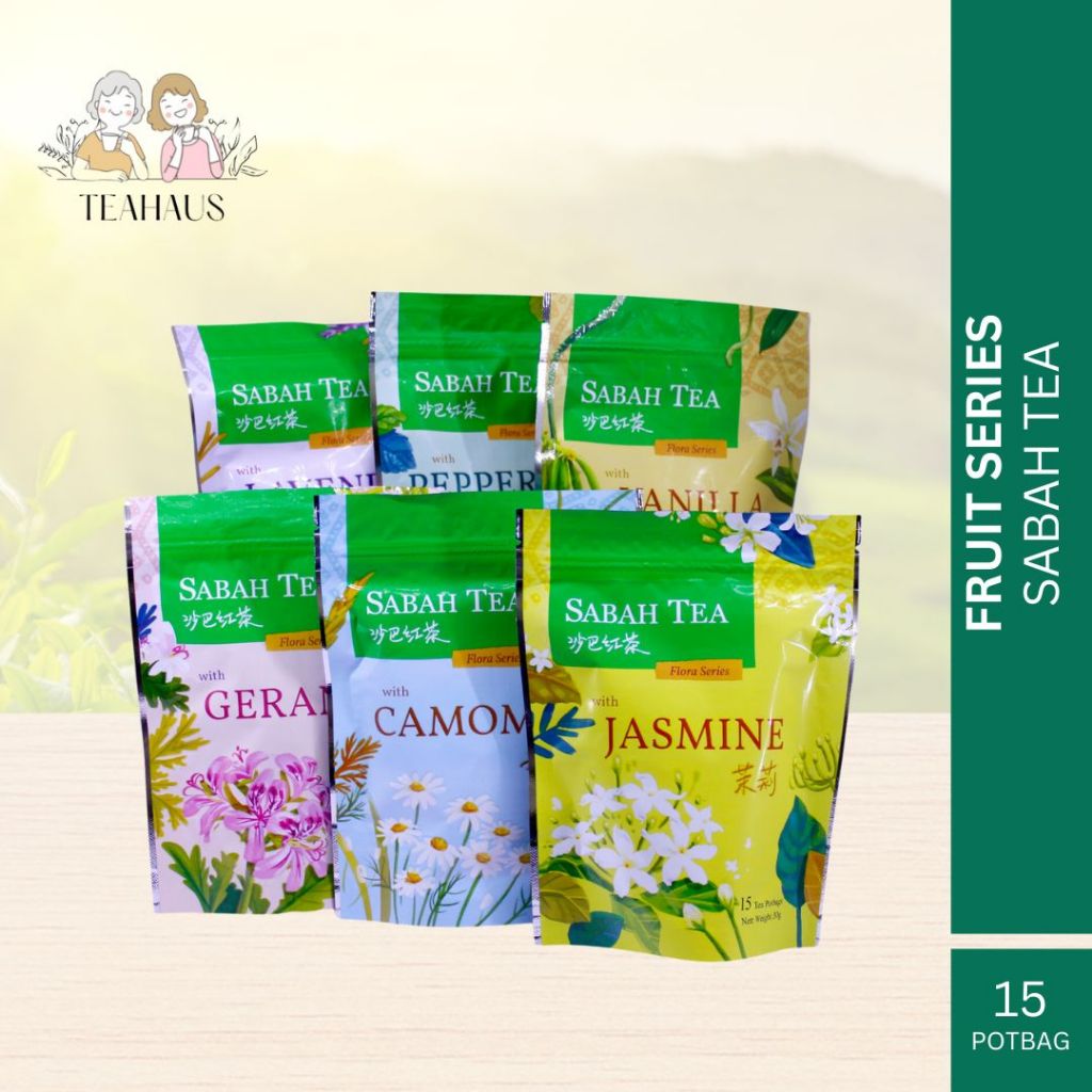 Sabah Tea Flora Tea 15s Potbag - Chamomile/ Jasmine/ Peppermint ...