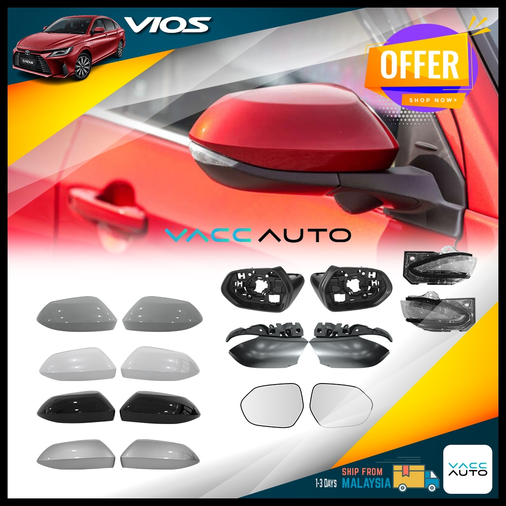 Toyota Vios NCG102 Side Rearview Mirror Cap Signal Lamp Lower Cover ...