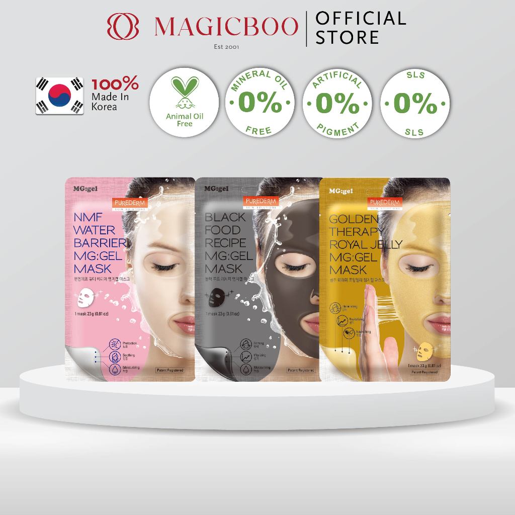 Magicboo Purederm Golden Therapy Royal Jelly/Black Food Receipe/NMF ...