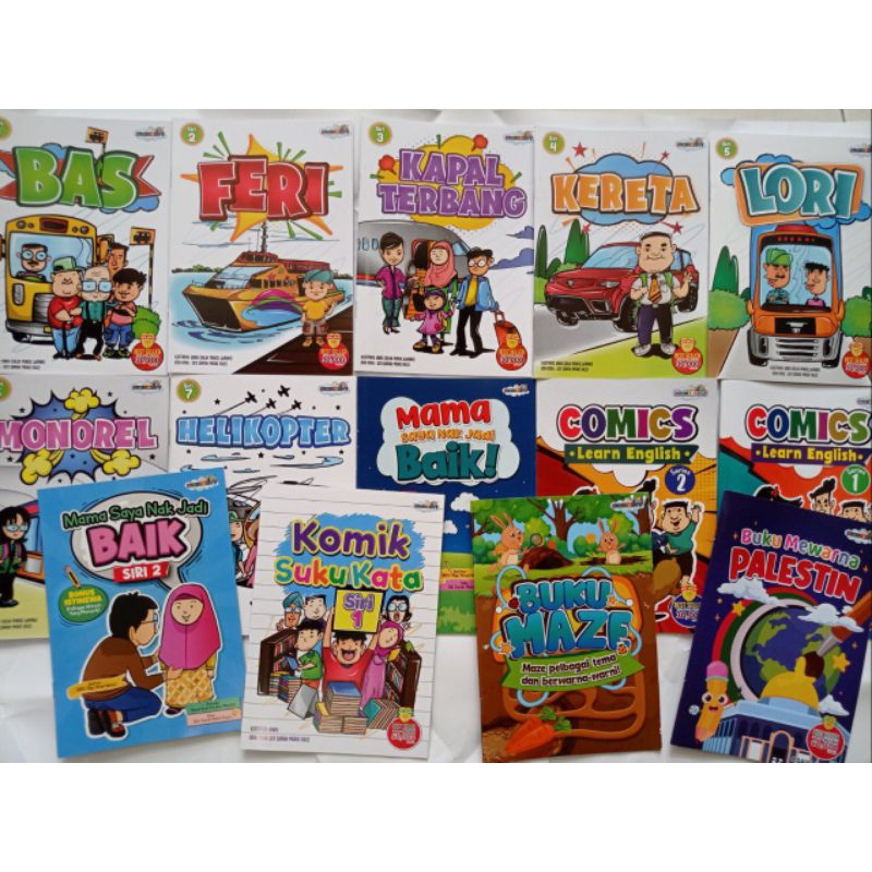Komik RM1 Murah Komik Untuk Anak-anak Melukis Mewarna Menulis Komik ...