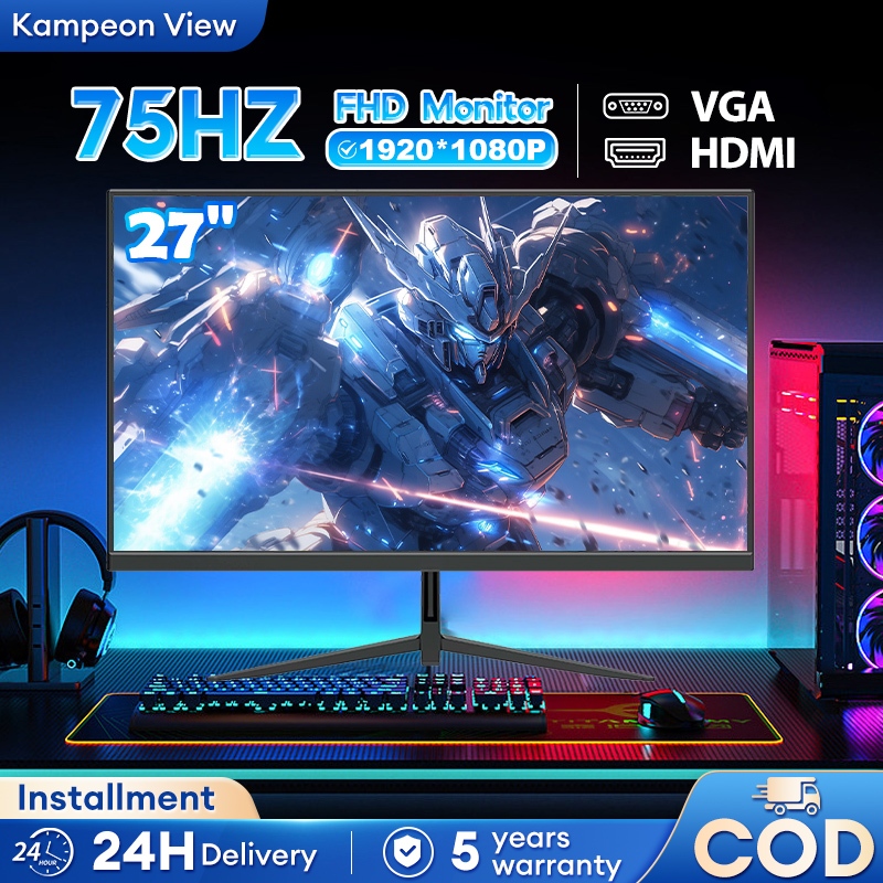 Monitor 27-inch Gaming Monitor 4K HD Ultra-thin Full Screen Android ...