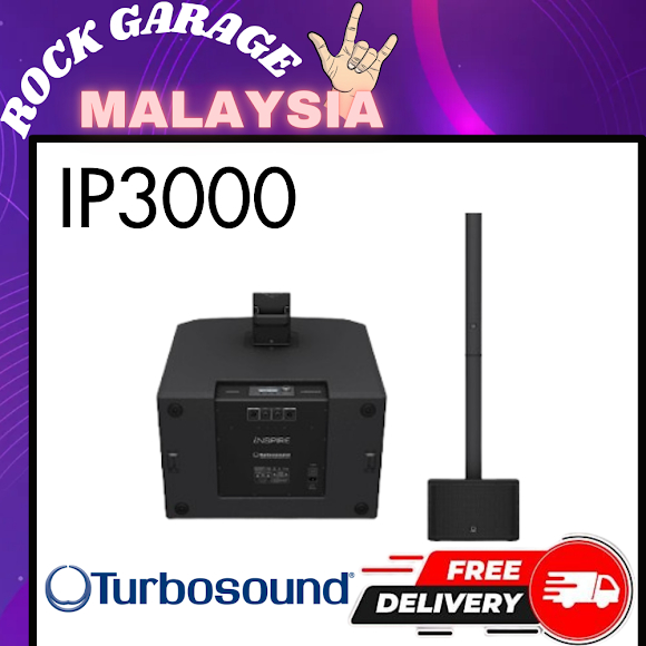 Turbosound iNSPIRE iP3000 2000W 3-channel Portable Column PA System ...