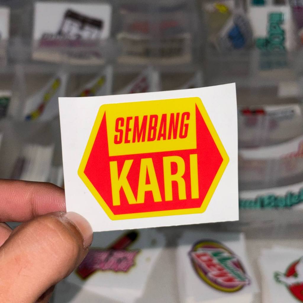 STICKER SEMBANG KARI | STICKER MOTOR | STICKER KERETA | Shopee Malaysia