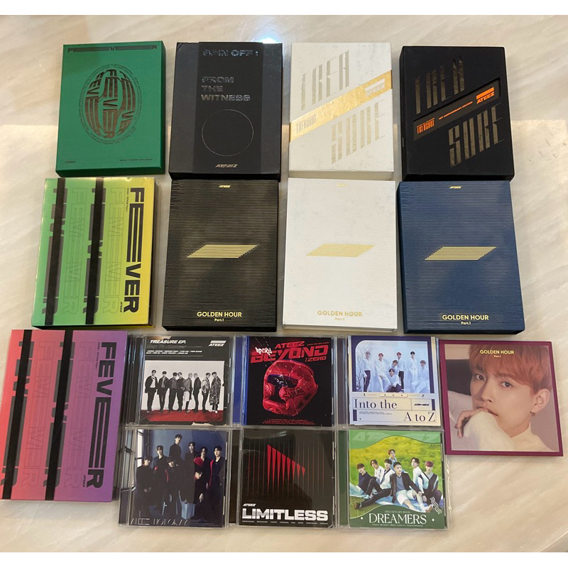 Ateez Unsealed Korean and Japanese Albums and Singles | Shopee Malaysia