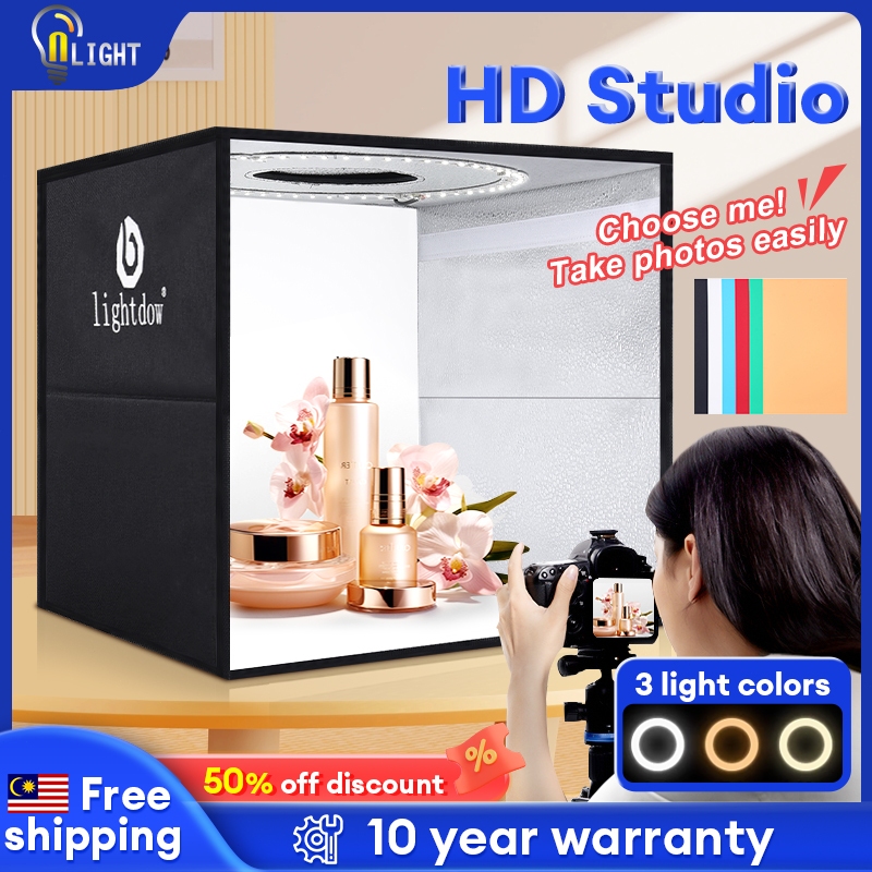 40cm 30cm LED Photo Studio Folding Portable 550LM Light LED Portable ...