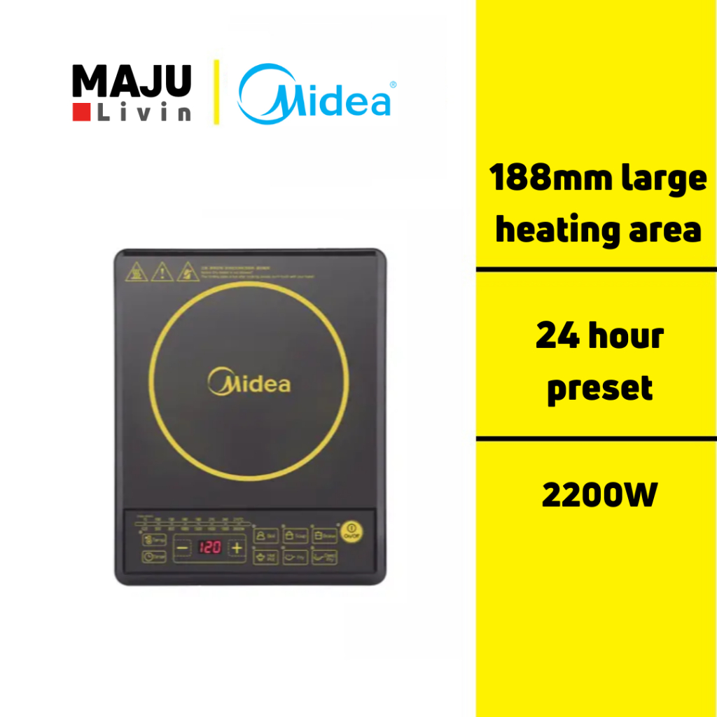 MIDEA 2000W Induction Cooker C20-RT2002 | Shopee Malaysia
