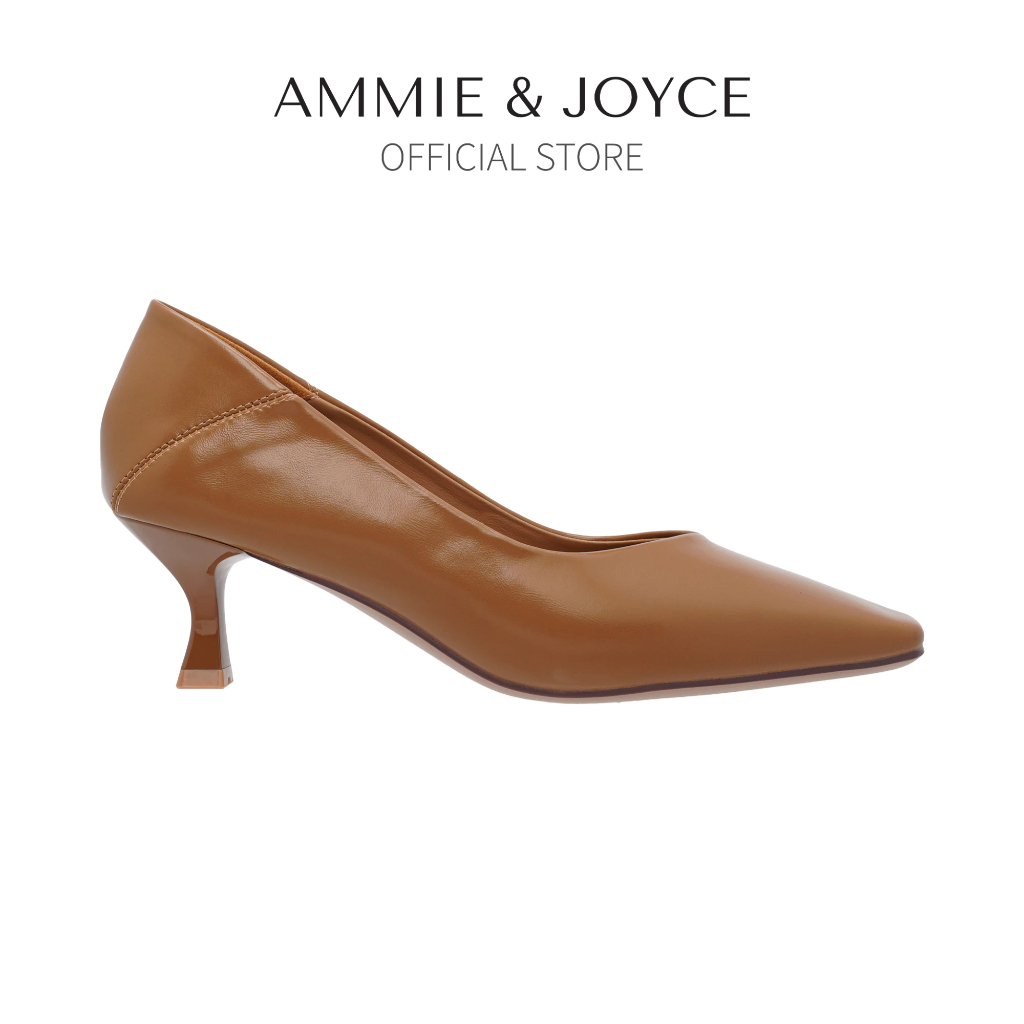 MMIE & JOYCE Penny Heels Ladies Women Shoes (Khaki) | Shopee Malaysia