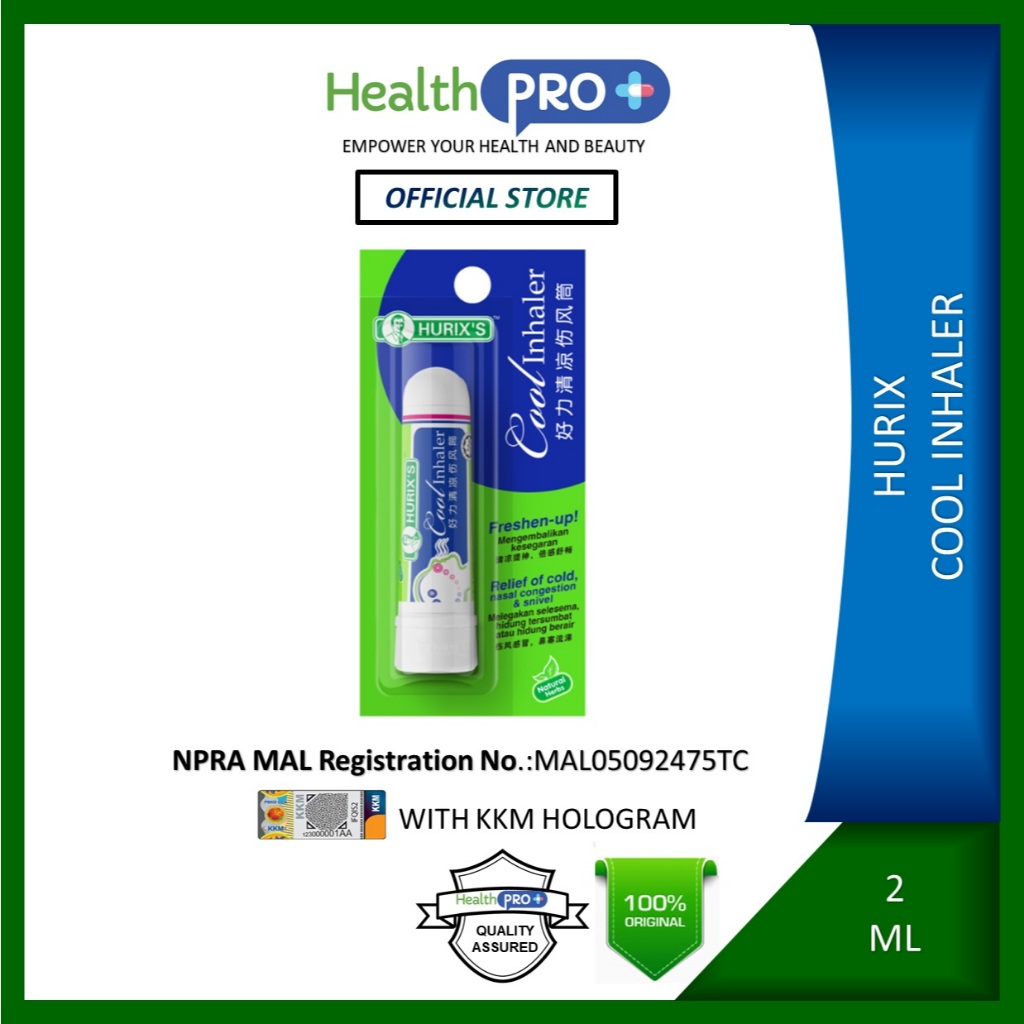 HURIX'S COOL INHALER 2ML EXPIRY:01/2026 | Shopee Malaysia