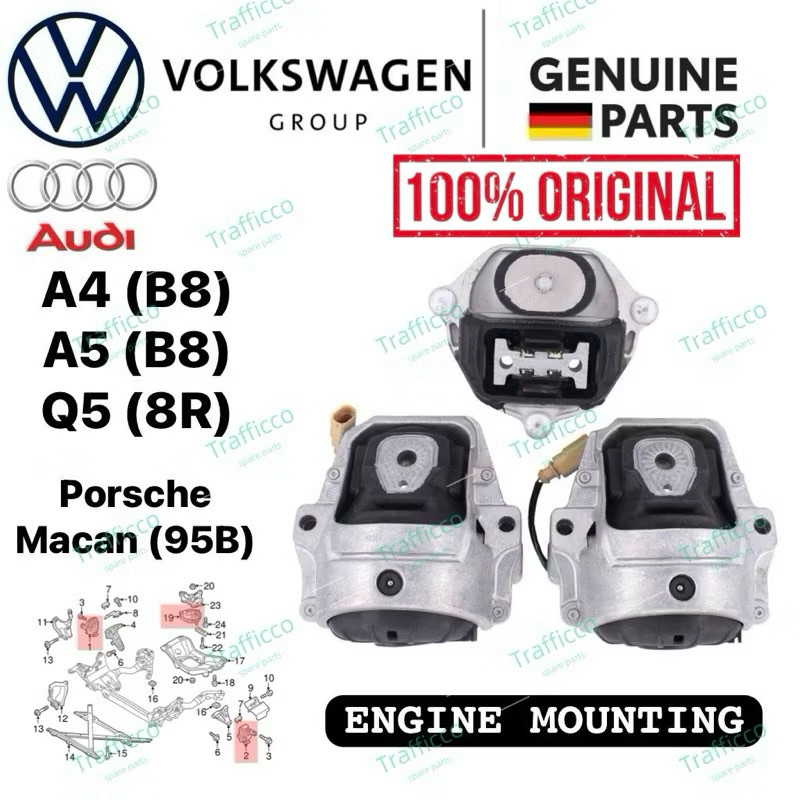 Original Audi A4 8K A5 8T 2.0 B8 Q5 2.0 8R Porsche Macan 2.0 95B Engine ...