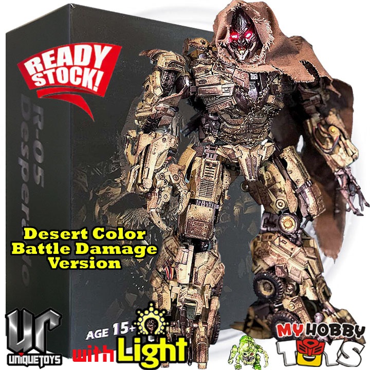 Unique Toys Transformable Robot - UT R05 R-05 Desperado Desert / Battle ...