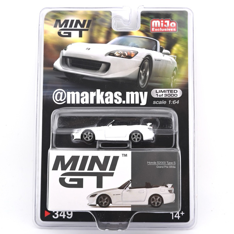 (STANDARD/BLISTER) MINI GT 1/64 #349 HONDA S2000 (AP2) TYPE S GRAND ...