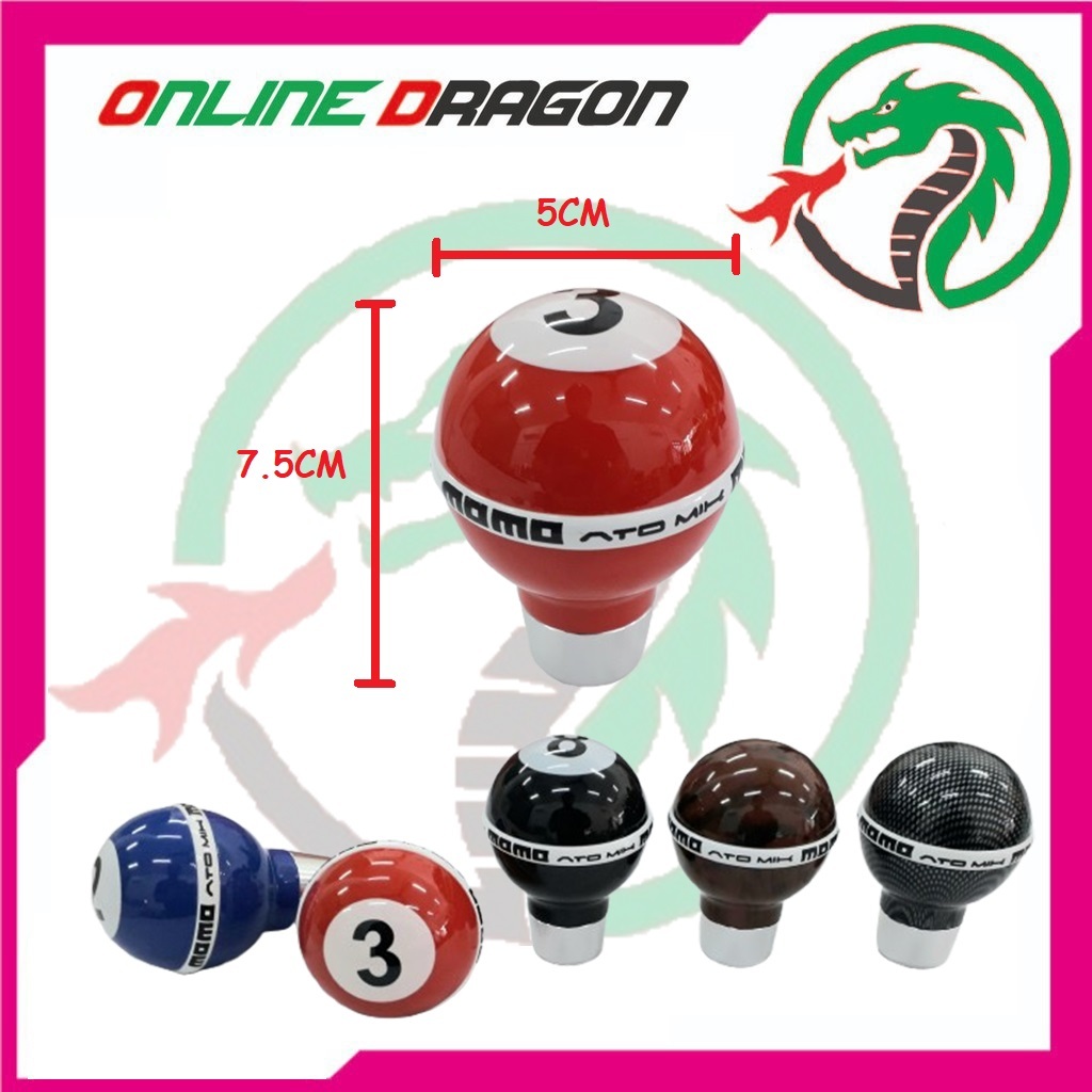 Universal MOMO Billiard Pool Ball Shape Design 2 3 8 Carbon Wood Car ...