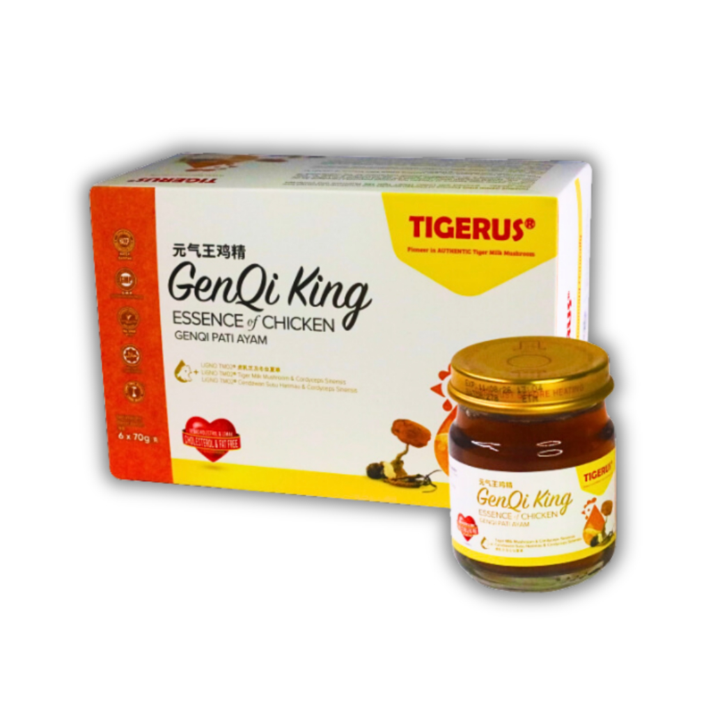 TIGERUS GENQI KING ESSENCE OF CHICKEN GENQI PATI AYAM 6 X 70G | Shopee ...