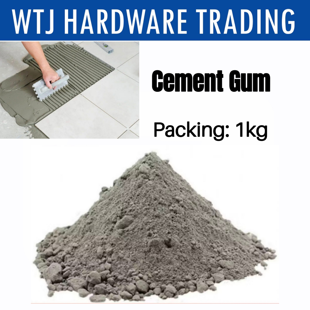 1KG Grey Cement Gum / Simen Gum for Ceramic Tiles Installation ...