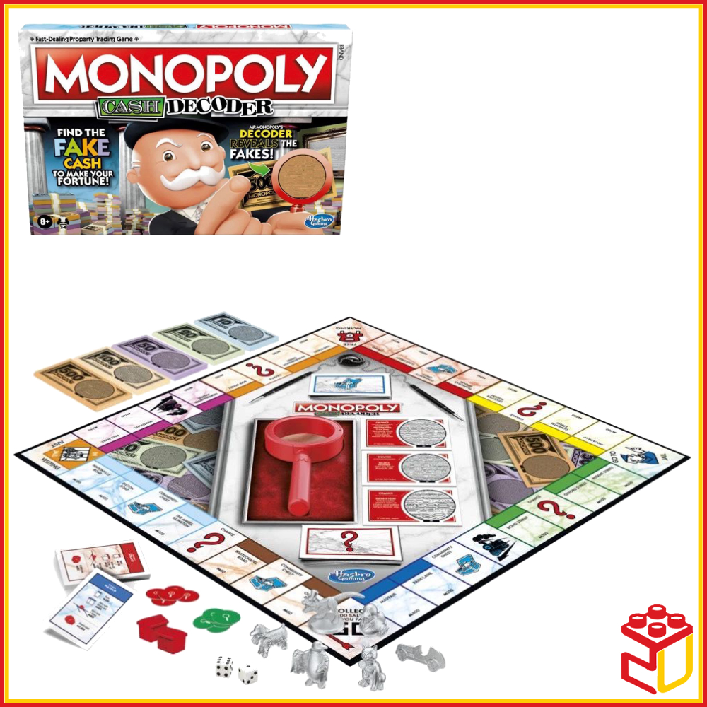 (Ready Stock) Monopoly Cash Decoder Crooked Cash Edition Family Board ...