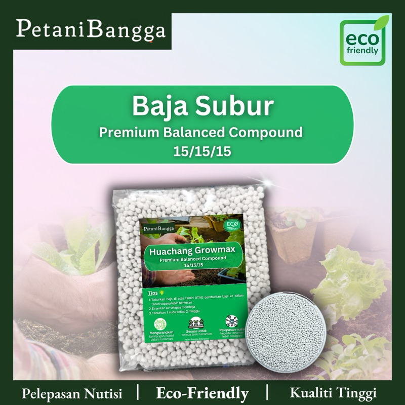 Baja Subur HuaChang 15-15-15 untuk Daun & Pokok | Baja Huachang Growmax ...