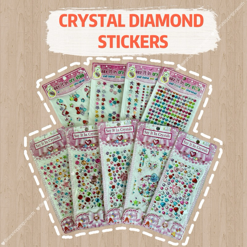 CRYSTAL DIAMOND STICKERS | Shopee Malaysia