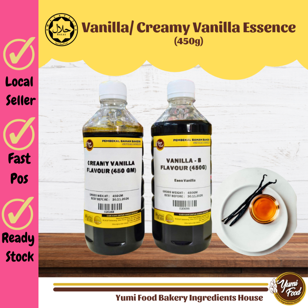 [READY STOCK] Vanilla Essence / Creamy Vanilla 450g / Esen Vanilla ...