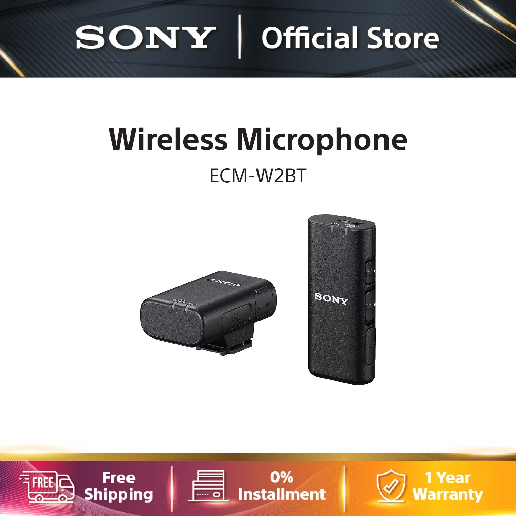Sony ECM-W2BT Wireless Microphone | Shopee Malaysia