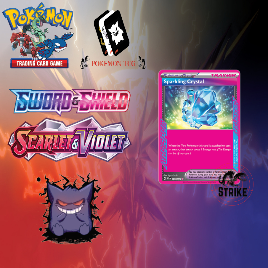 Pokemon Trainer Card - Sparkling Crystal 142/142 Stellar Crown SV07 ...