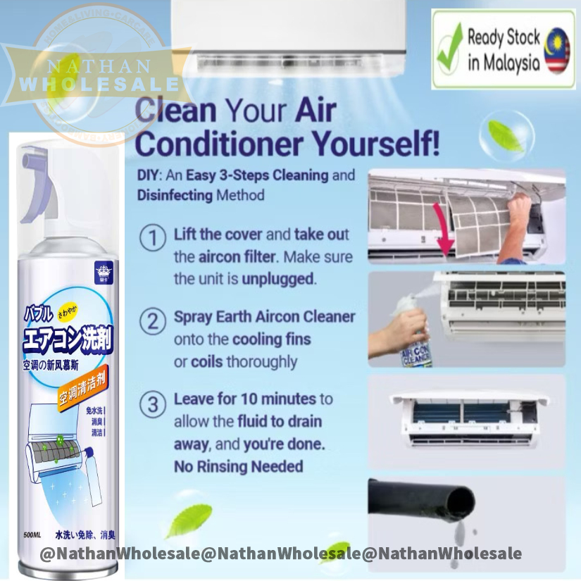 Aircond Cleaning Spray Air Cond Cleaner Air Conditioner Cleaner Spray ...