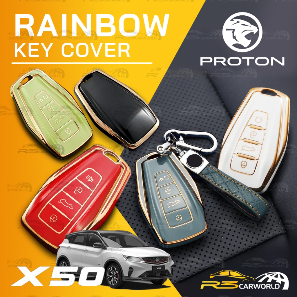 [𝐊𝐞𝐲 𝐂𝐨𝐯𝐞𝐫] Proton X50 2020 - 2024 Key Case Sarung Kunci Remote Casing ...