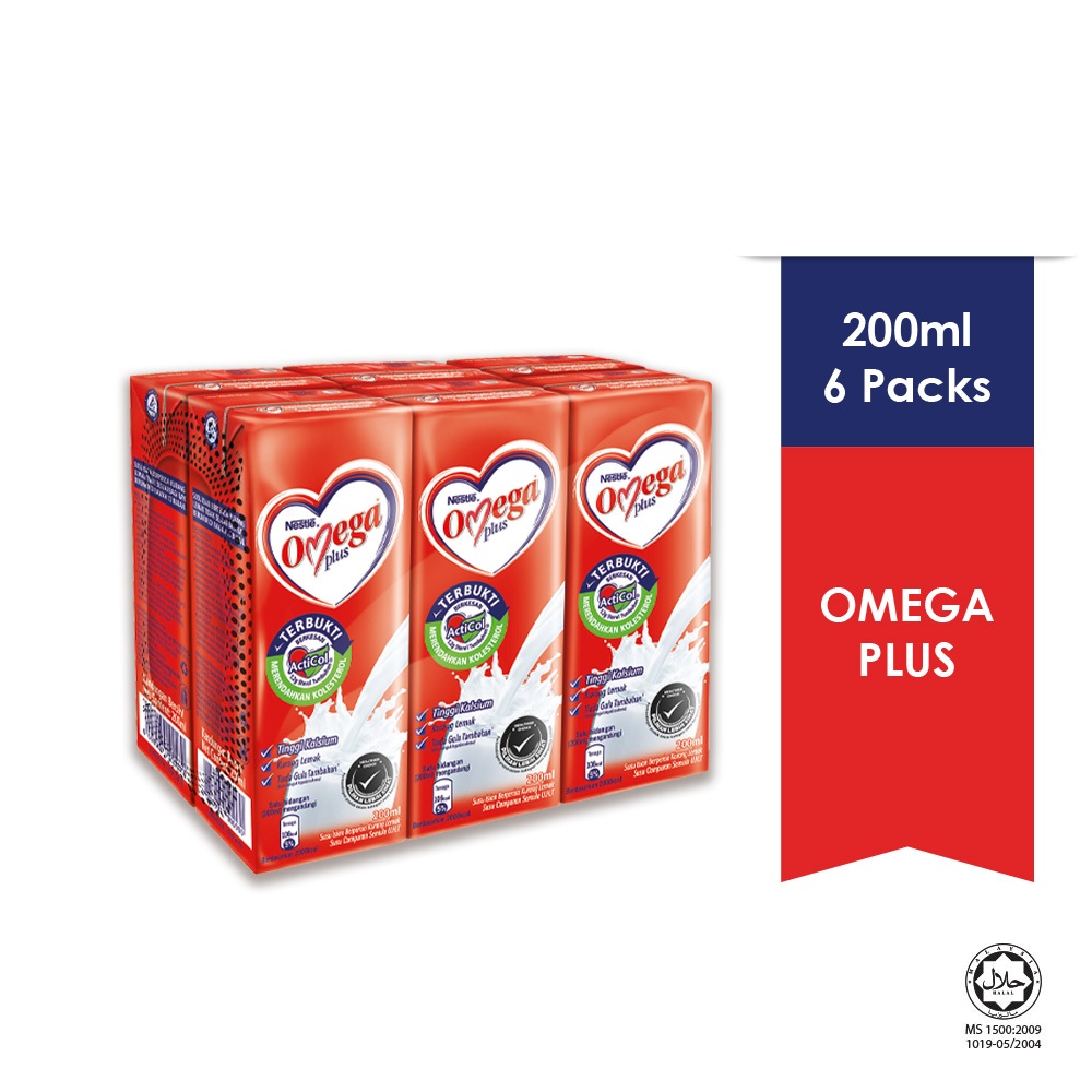NESTLE OMEGA PLUS 6x200ml (Cluster) | Shopee Malaysia