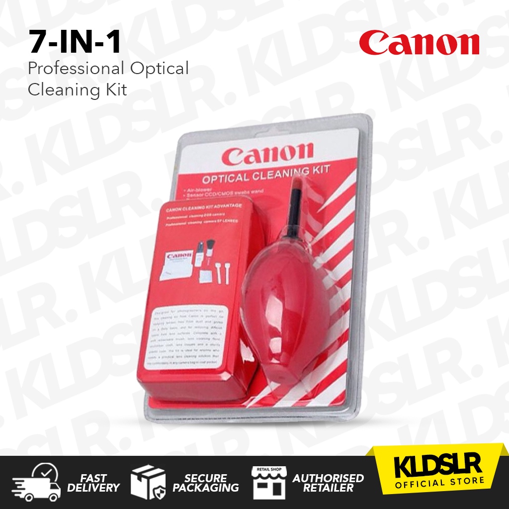 Canon 7 in 1 Optical Cleaning Kit for All Type of Lens and Glasses ...