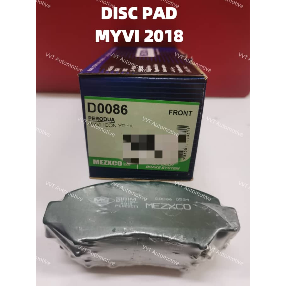 SARAWAK Perodua Myvi 1.5 2018 3rd Generation Disc Brake Pad [Front ...