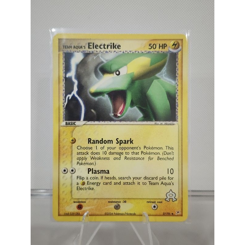 2004 Team Aqua's Electrike Card (Rare) | Shopee Malaysia