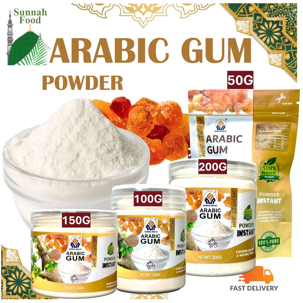 Arabic Gum Powder 100% Original | Acacia Gum | Gam Arab | Shopee Malaysia