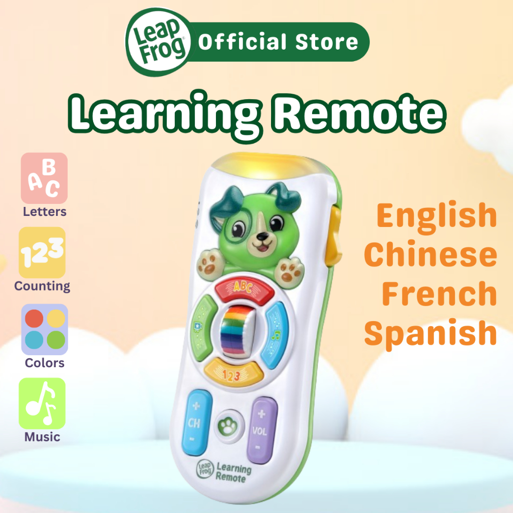 LeapFrog Channel Fun Learning Remote Learn English and Chinese Music ...