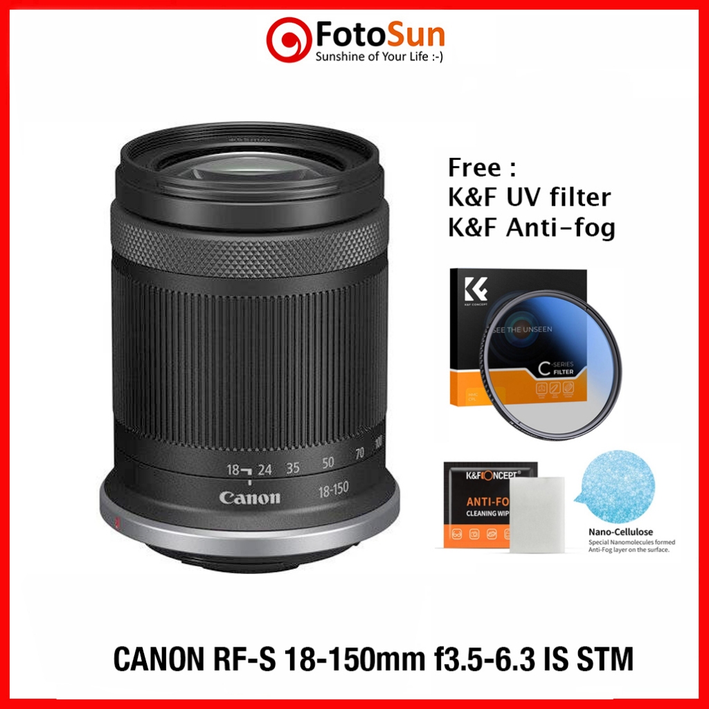 Canon RF-S 18-150mm f3.5-6.3 IS STM for Canon R50, R100, R10, R7 kit | Shopee Malaysia