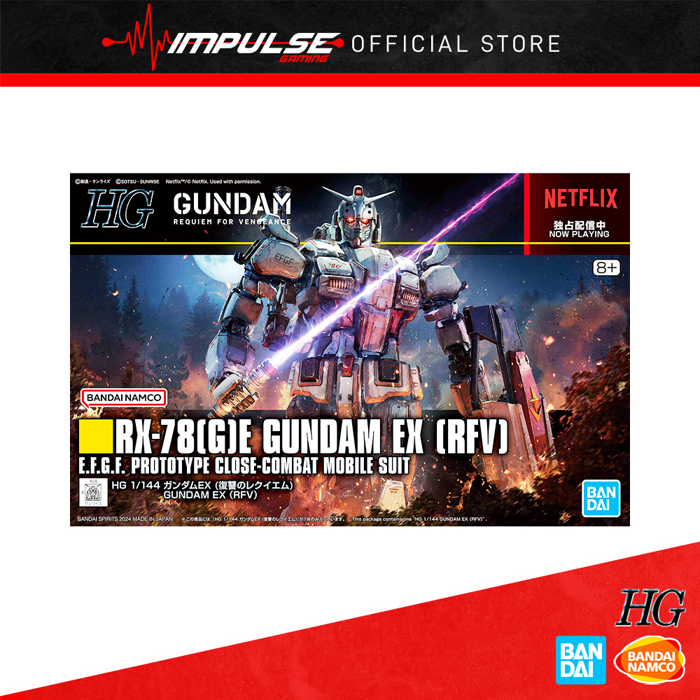 Bandai HG 1/144 Gundam EX (RFV) (5066701) | Shopee Malaysia