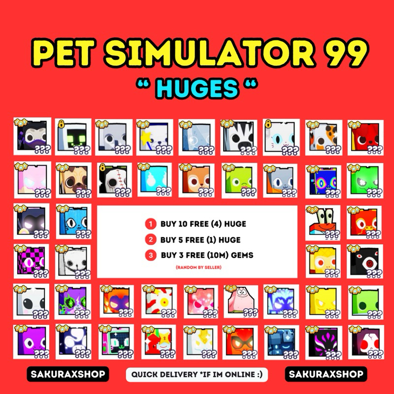 PS99 NORMAL HUGE BigGame Pc Game | Shopee Malaysia