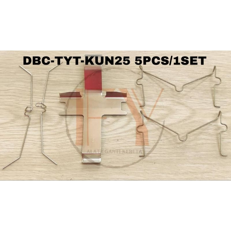 DISC BRAKE PAD CLIP / BRAKE CALLIPER CLIP TOYOTA HILUX KUN25 VIGO ...