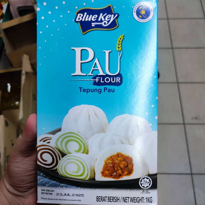Pau Flour Tepung Pau Blue key 1kg | Shopee Malaysia