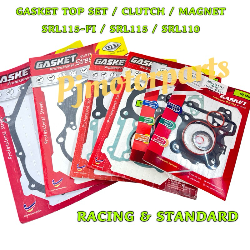 SRL115-Fi SRL115 SRL110 SRLZ SRLZR - RACING & STANDARD GASKET TOP SET ...