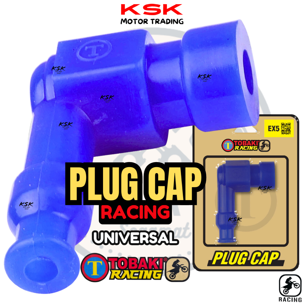 【5.5 SALE】TOBAKI RACING PLUG CAP EX5 Kepala Plug DREAM LAGENDA SRL Y110 ...