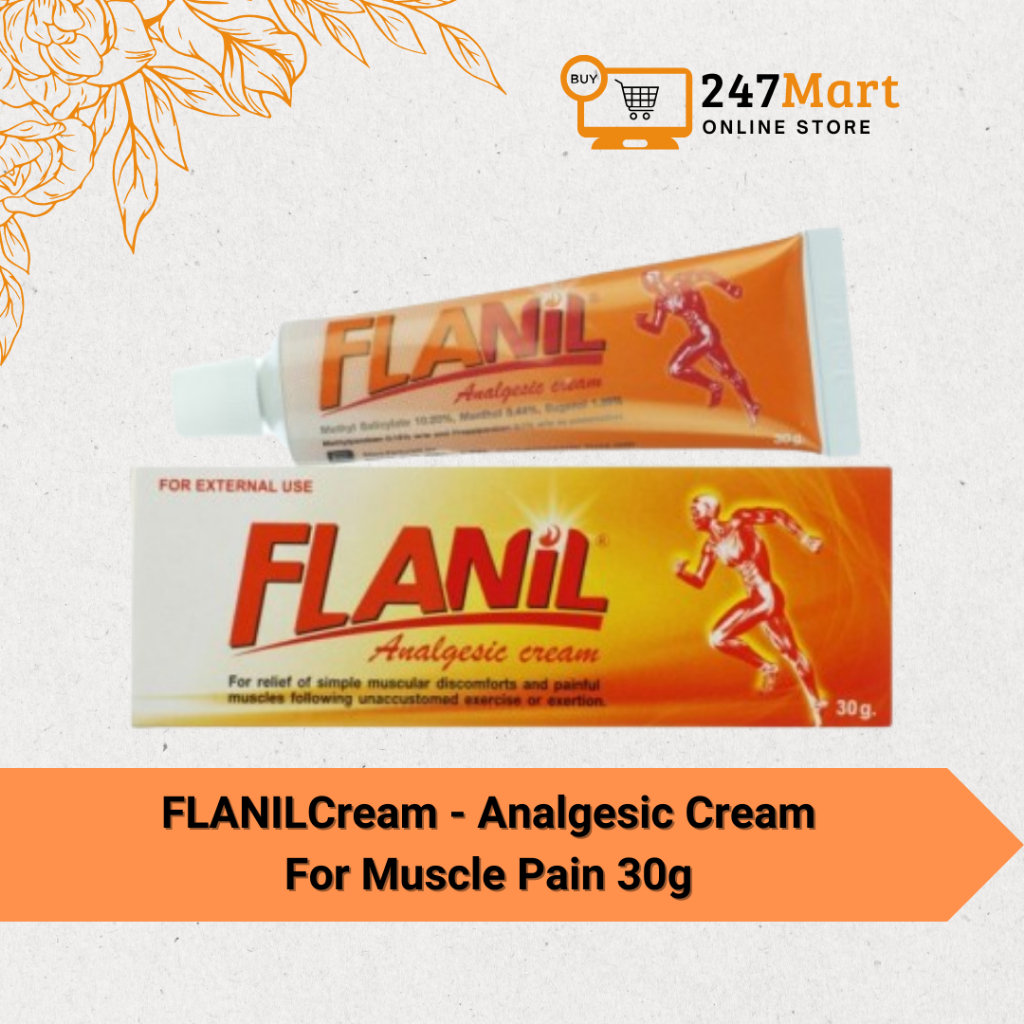 FLANIL CREAM 30g - Analgesic Cream for Muscle Pain | Shopee Malaysia