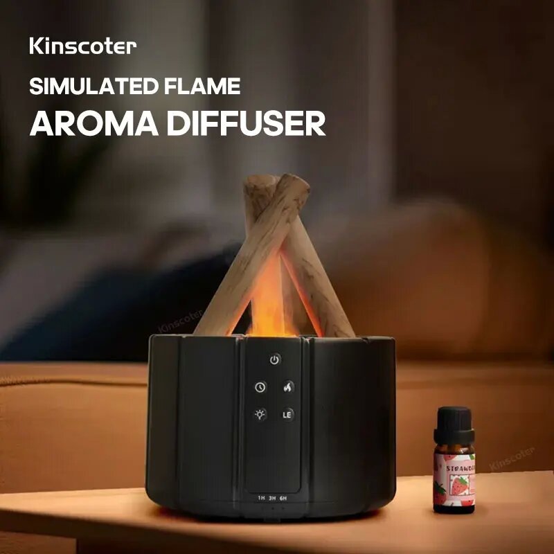 Simulated campfire aromatherapy machine air humidifier ultrasonic ...