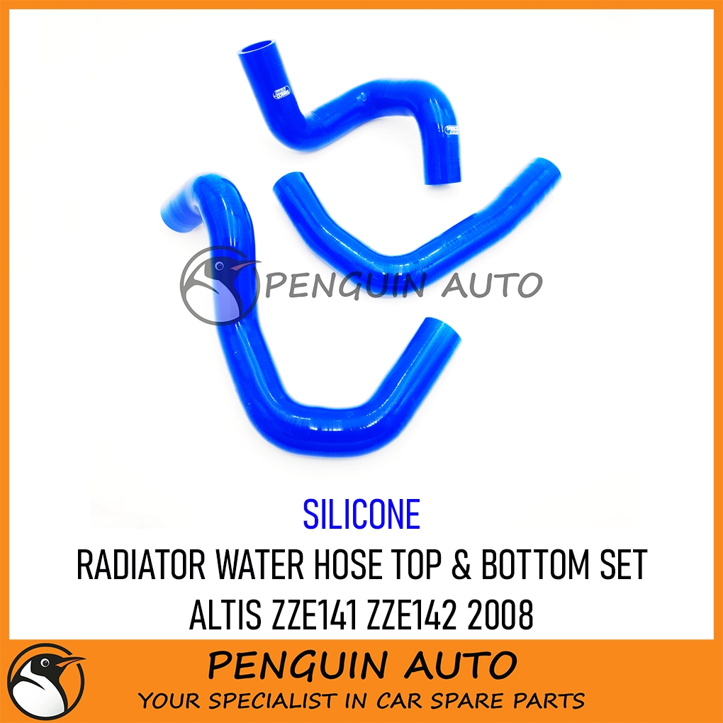 TOYOTA ALTIS ZZE141 ZZE142 2008 RADIATOR WATER HOSE TOP & BOTTOM ...