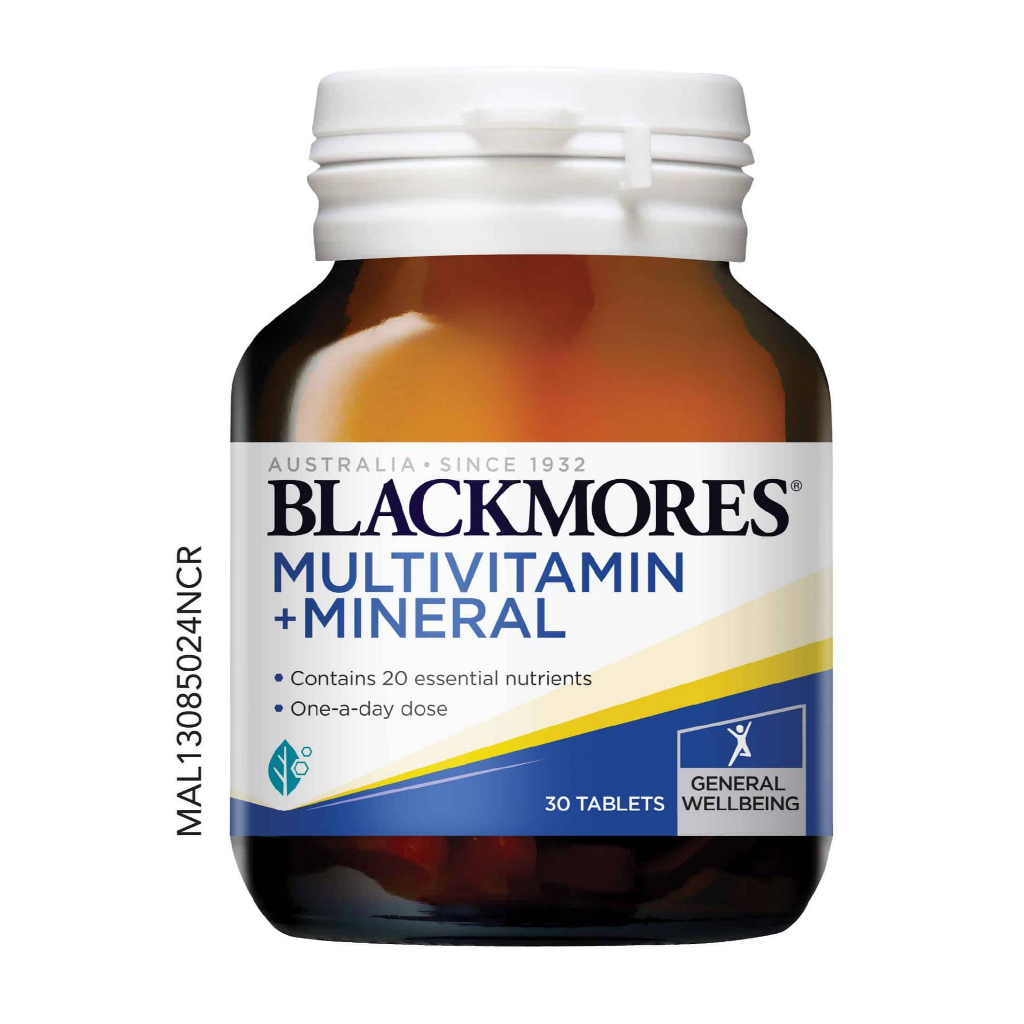 BLACKMORES MULTIVITAMIN + MINERAL 30 TABLETS | Shopee Malaysia