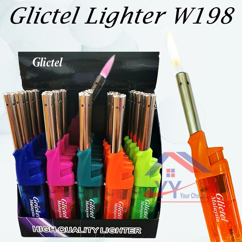 Glictel Lighter W198 /Windproof Electronic Refillable Lighter ...