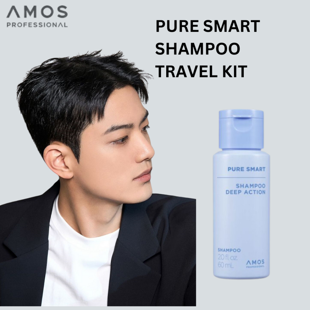 NEW + [AMOS PROFESSIONAL] PURE SMART SHAMPOO TRAVEL KIT (60ml) AM000C ...