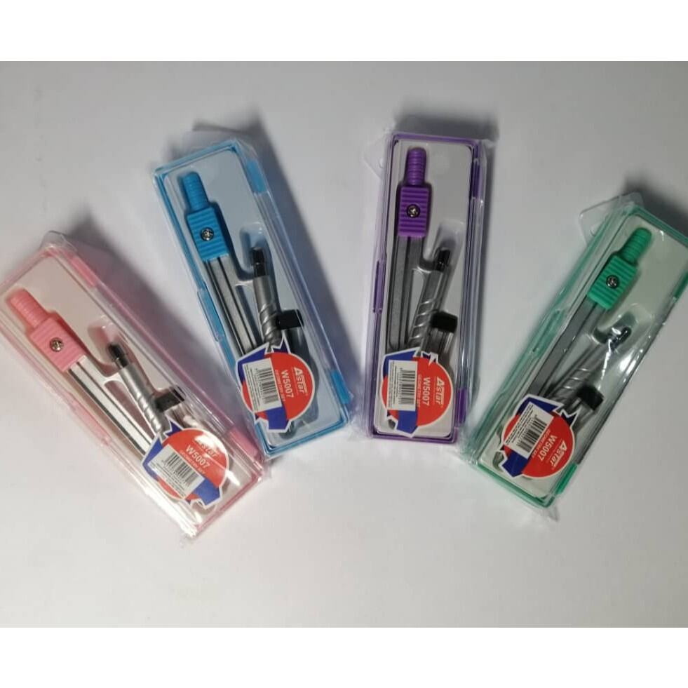 ASTAR Set Geometri Pelajar /Geometry Set / Compass with Mechanical ...