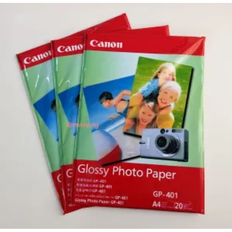 A4 Canon Glossy Photo Paper 190gsm (20 sheets) | Shopee Malaysia