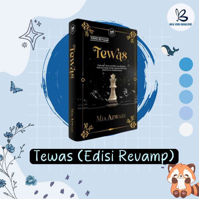 NOVEL TEWAS (EDISI REVAMP) - MIA AZWARI + free character cards | Shopee ...